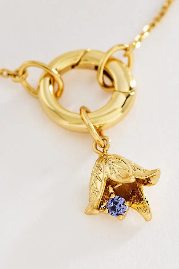 LOCAL ECLECTIC Birth Flower Charm Necklace - December
