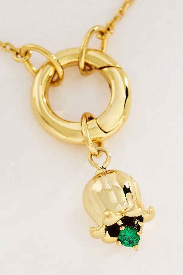 LOCAL ECLECTIC Birth Flower Charm Necklace - May