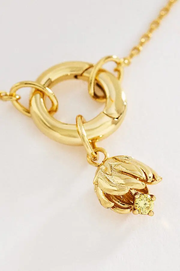 LOCAL ECLECTIC Birth Flower Charm Necklace - November