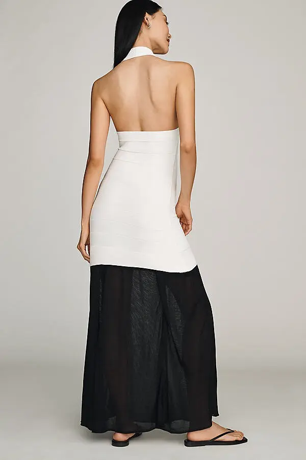 Anthropologie Twofer Halter Dress