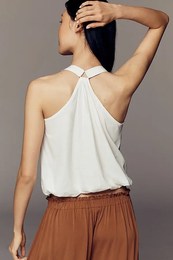 Anthropologie Embellished Bubble Top