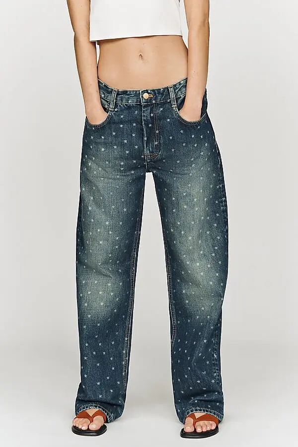 PILCRO Celeste Mid-rise Relaxed Jeans