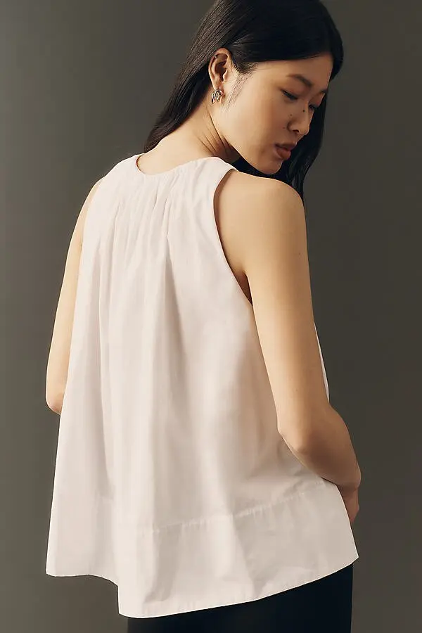 Anthropologie Cotton Sleeveless Swing Top