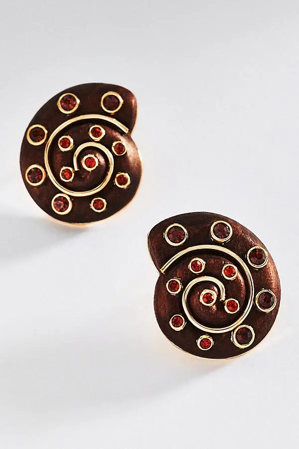 Baublebar High Tide Shell Statement Earrgs