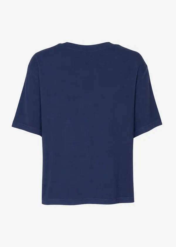 TT STUDIOS Ari T-shirt With Cut Out Detail - Navy