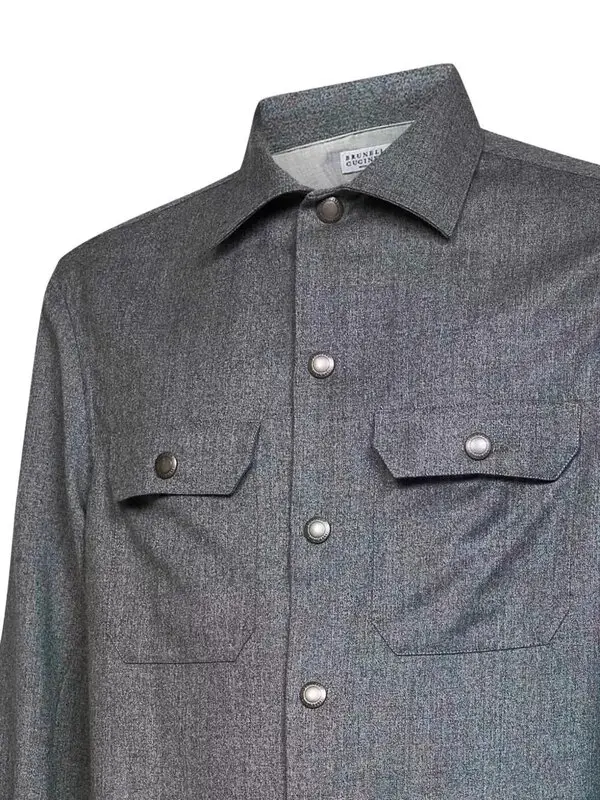 Brunello Cucinelli Virgin Wool Shirt