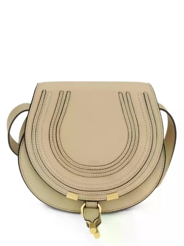 Chloé Marcie Saddle Shoulder Bag - Neutrals