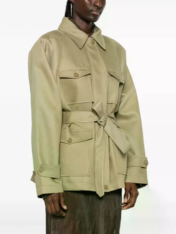THE FRANKIE SHOP Belted Multi-pocket Jacket