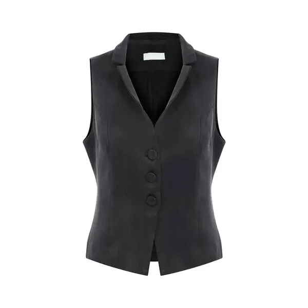 CANSU XI Paris Vest - Black
