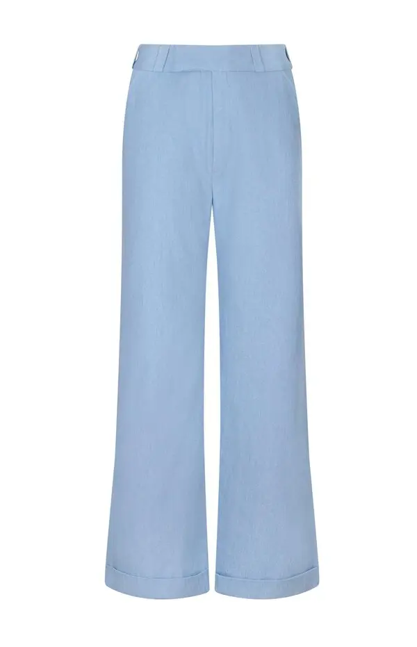 GUNDA HAFNER LTD Light- Mid-rise Denim Trousers - Blue