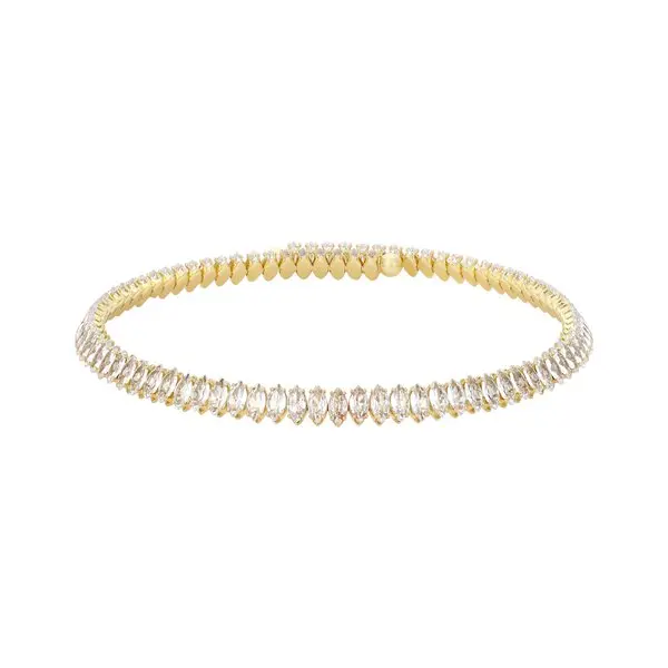 TALITA LONDON Marquise Choker In Polished 18k Plated Stainless Steel - Gold