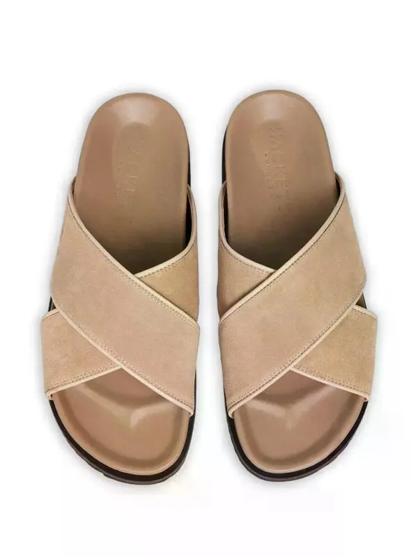 HACKETT LONDON Mikonos Highcross Crossover-strap Sandals