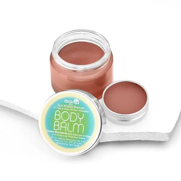 AIONA ALIVE SKINCARE Sun Kissed Bronzer Mineral Sunscreen For Face & Body Balm - Brown