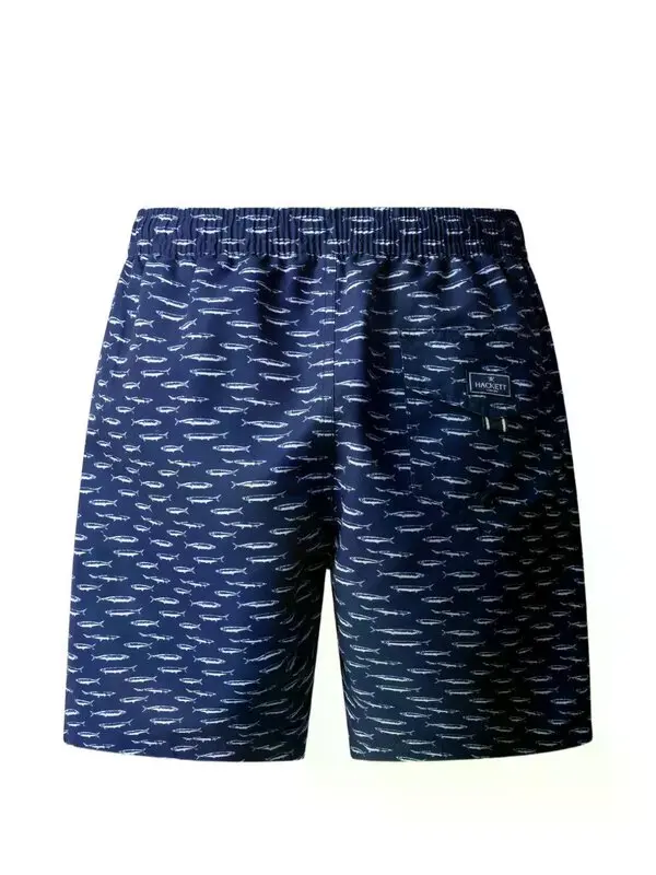 HACKETT LONDON Sardines-print Swim Trunks