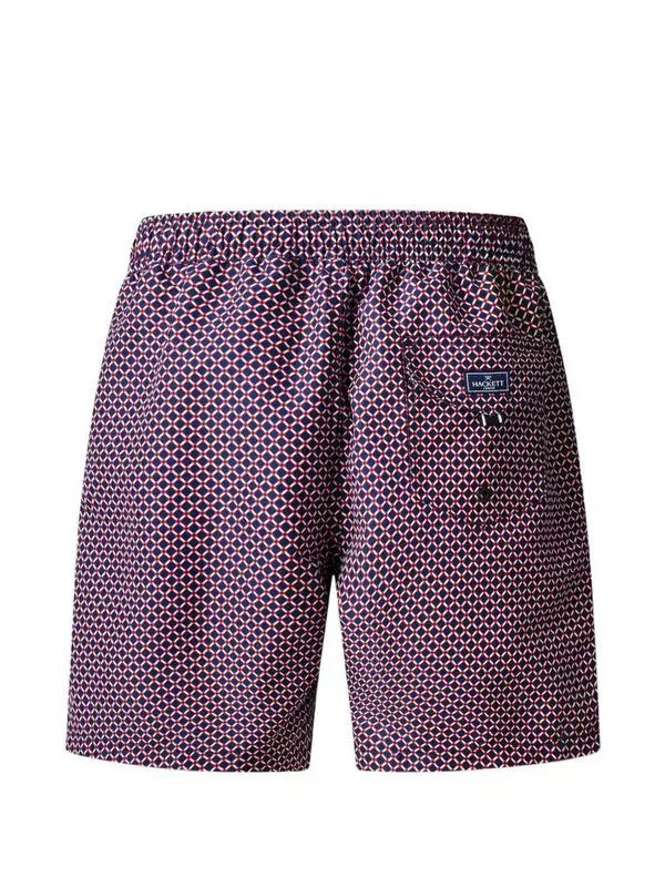 HACKETT LONDON Hackett Geometric Print Swim Shorts