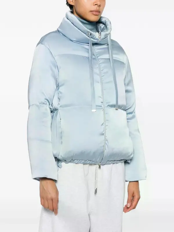 Herno Quilted High-neck Zip-up Jacket