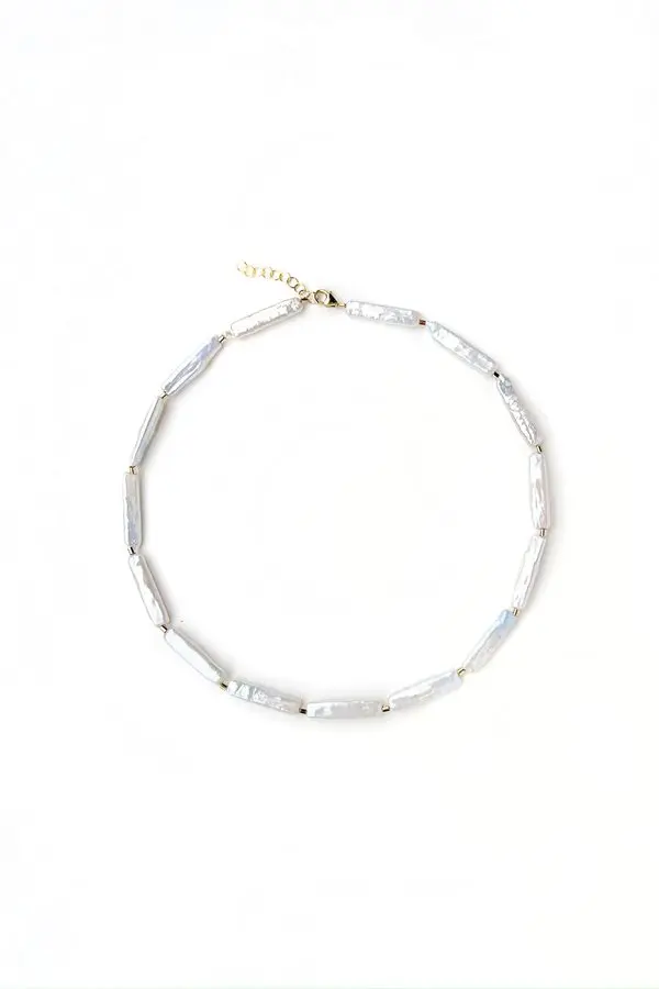 ASTOR & ORION Isla Pearl Necklace - White