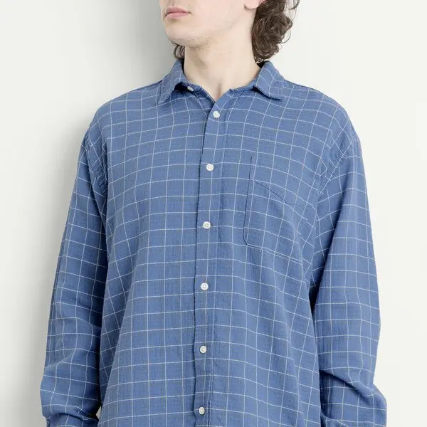 FORET Scout Loose Weave Check Shirt