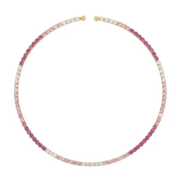 TALITA LONDON Inner Light Choker Gold Rose - Pink
