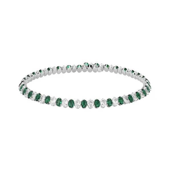TALITA LONDON Emerald And Zirconia Tennis Bracelet - Green
