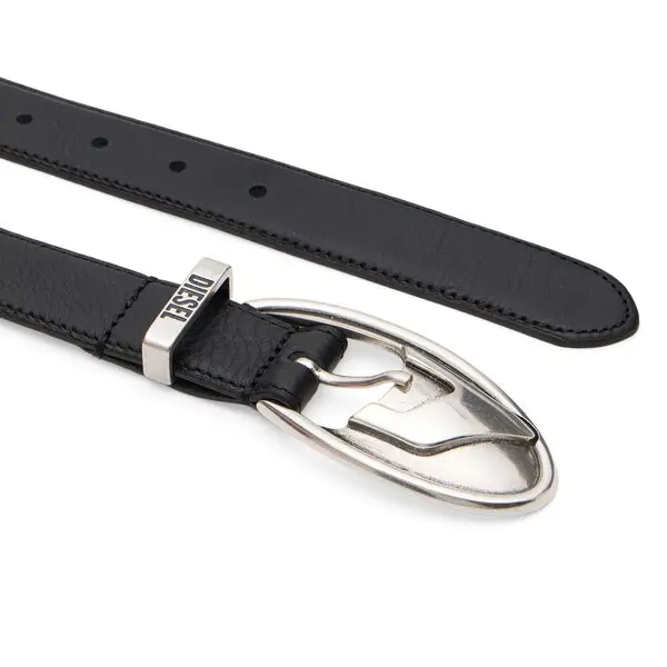 DIESEL® Western Buckle Leather Belt