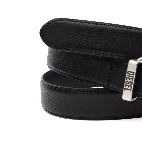 DIESEL® Western Buckle Leather Belt