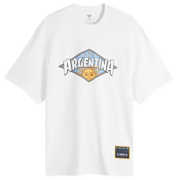 Adidas X Thrasher Afa Argentina T-shirt - Core White
