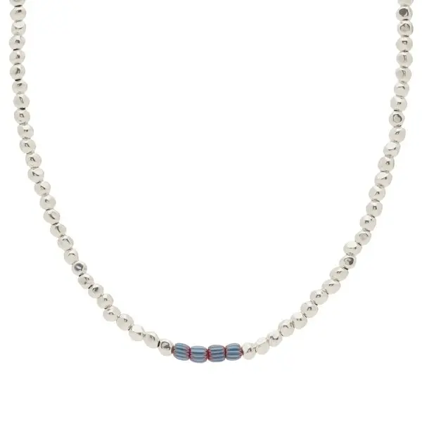 GOTTLOB Edition 2 Necklace - Silver/turquoise/red