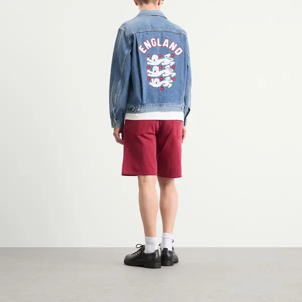 LEVI'S Type Ii Denim Jacket With England Embroidery