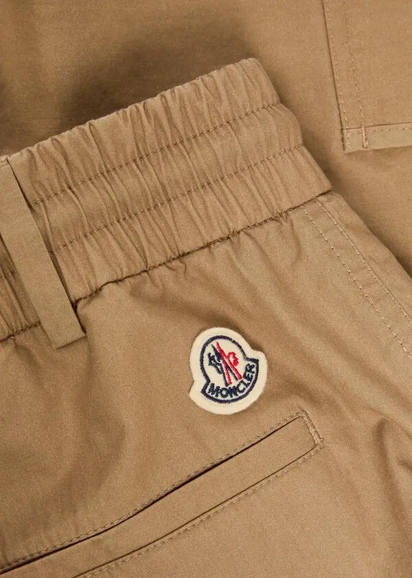 Moncler Cotton-poplin Cargo Shorts