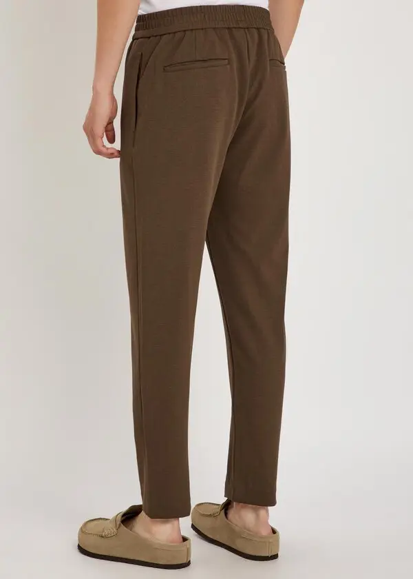 RAITH Geneva Textured Tapered-leg Jersey Trousers