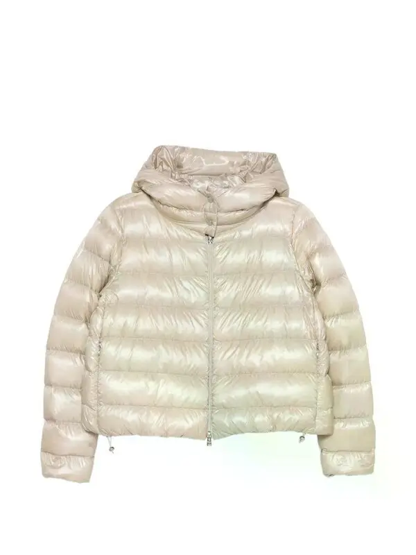 Herno Hooded Quilted Jacket - Neutrals