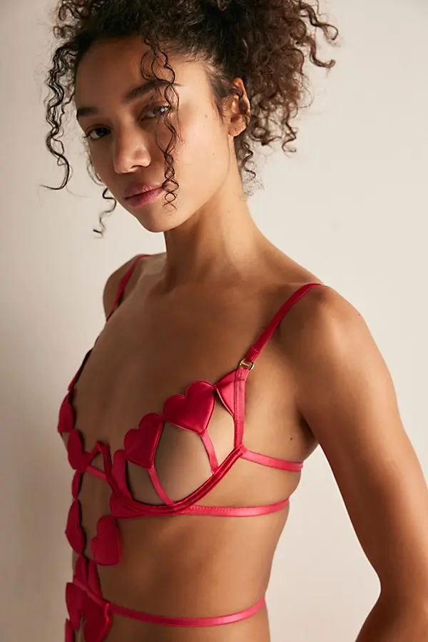 Bluebella Gia Open Heart Wired Bodysuit