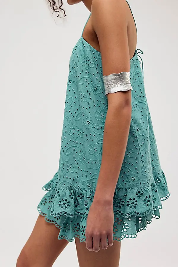 Free People Joy Ride Romper - Aqua