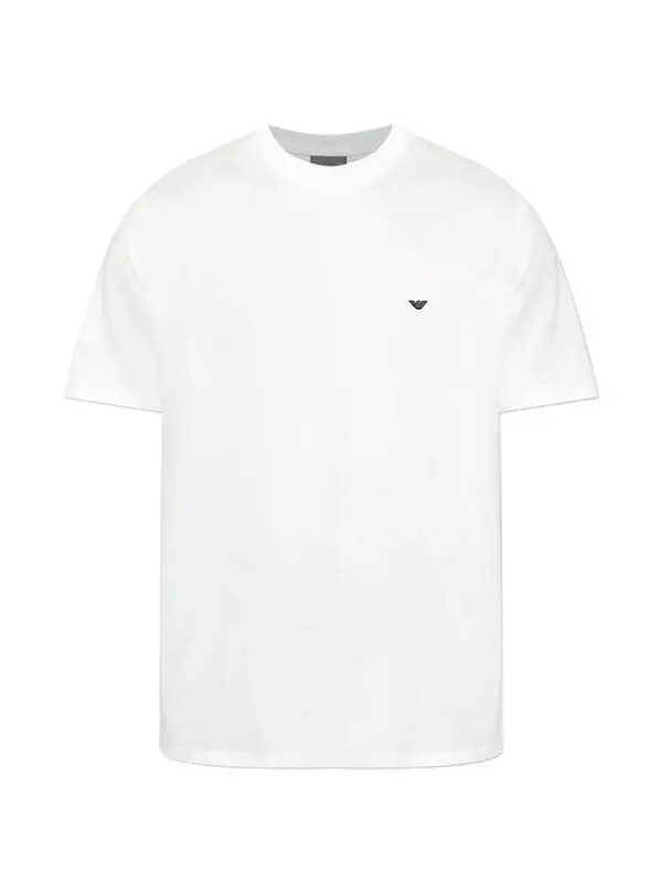 Emporio Armani Logo-patch T-shirt - White