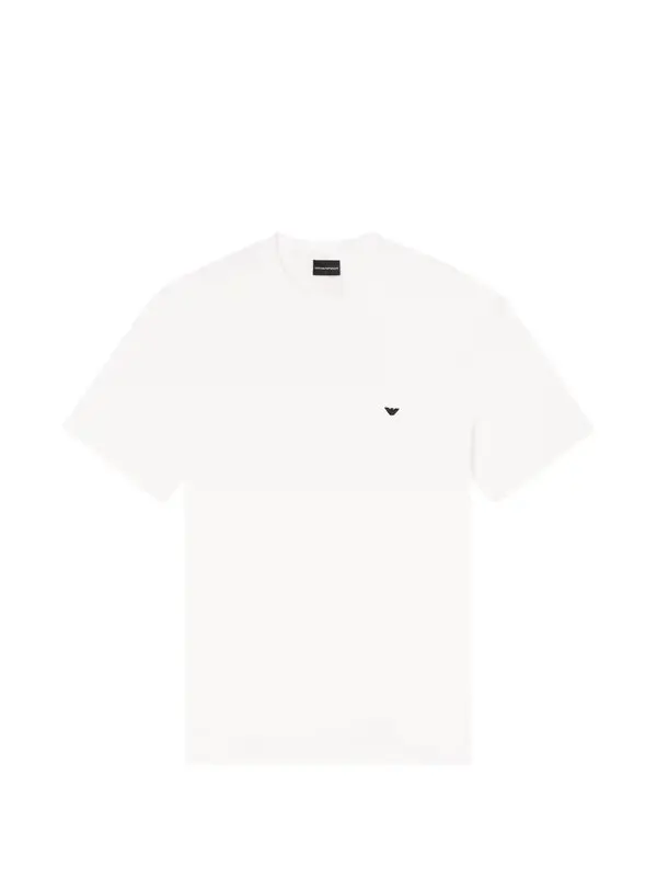 Emporio Armani Logo-patch T-shirt - White