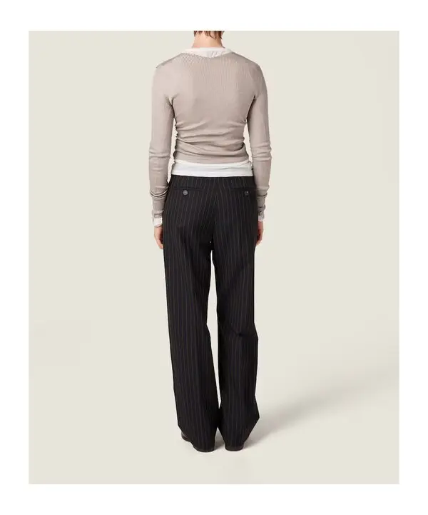 Miu Miu Pinstriped Trousers