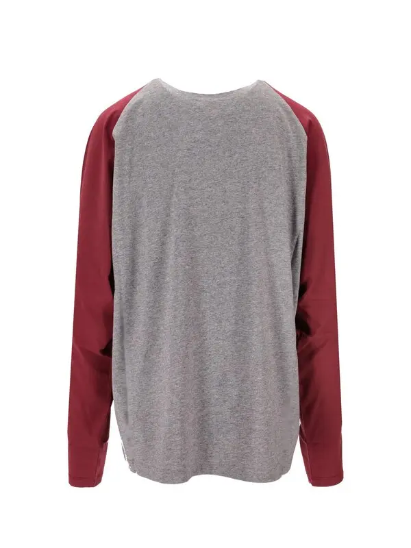 Miu Miu Two-toned Long-sleeved T-shirt