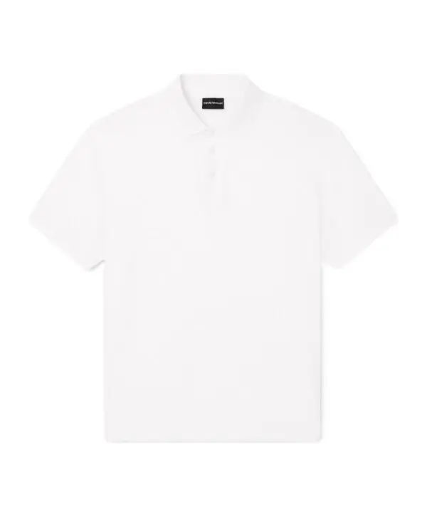Emporio Armani Short-sleeve Polo Shirt - White