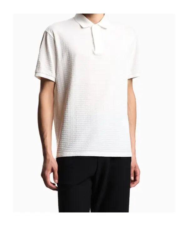Emporio Armani Short-sleeve Polo Shirt - White