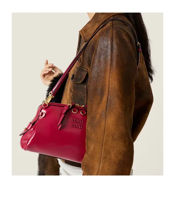 Miu Miu Caprice Leather Clutch