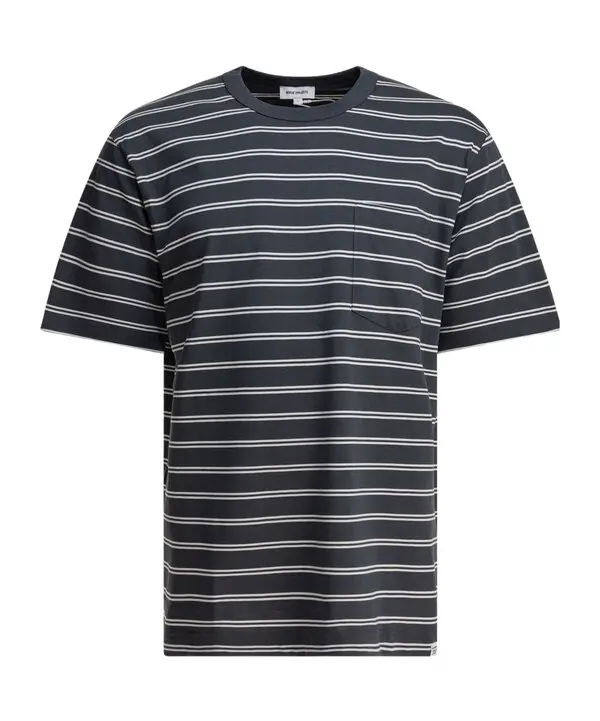 Norse Projects Striped Pocket T-shirt - Black