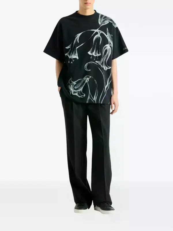 Balmain Printed Flower T-shirt