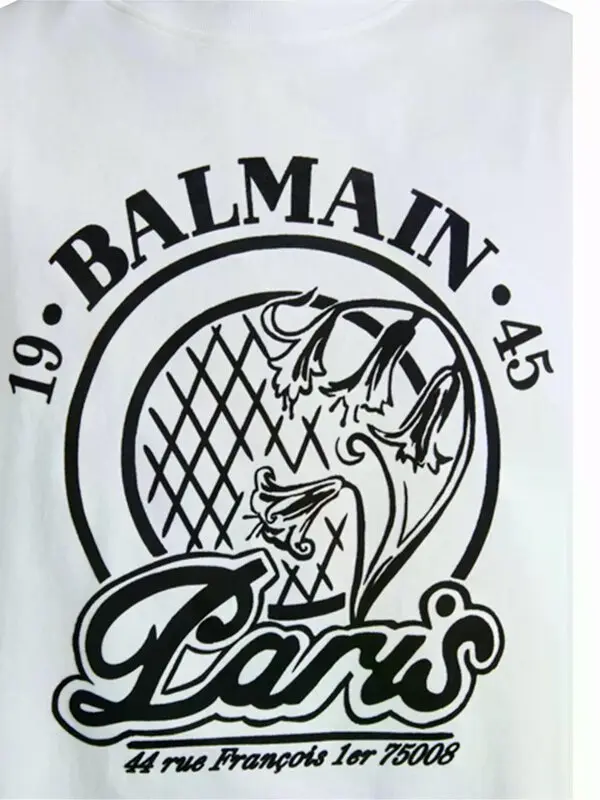 Balmain Flocked Quilted Tank Top