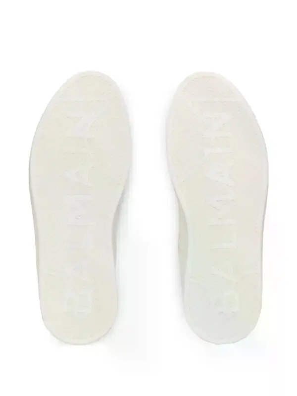 Balmain B-court Smooth Leather Trainers