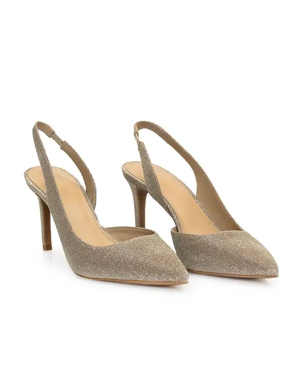 Michael Kors Chelsea Slingback Lurex Pumps
