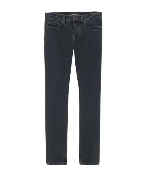 Saint Laurent Low-rise Slim-fit Jeans - Black