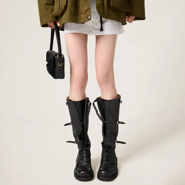 Miu Miu Leather Boots
