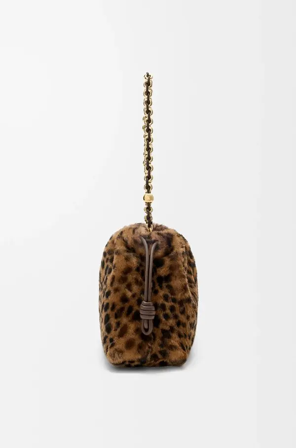 Loewe Leopard Chain Clutch Bag