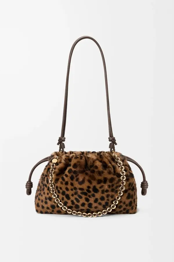 Loewe Leopard Chain Clutch Bag